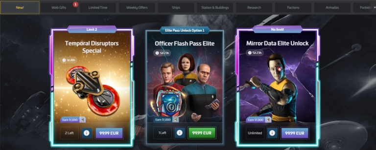 Store Update | Star Trek Fleet Command by Scopely